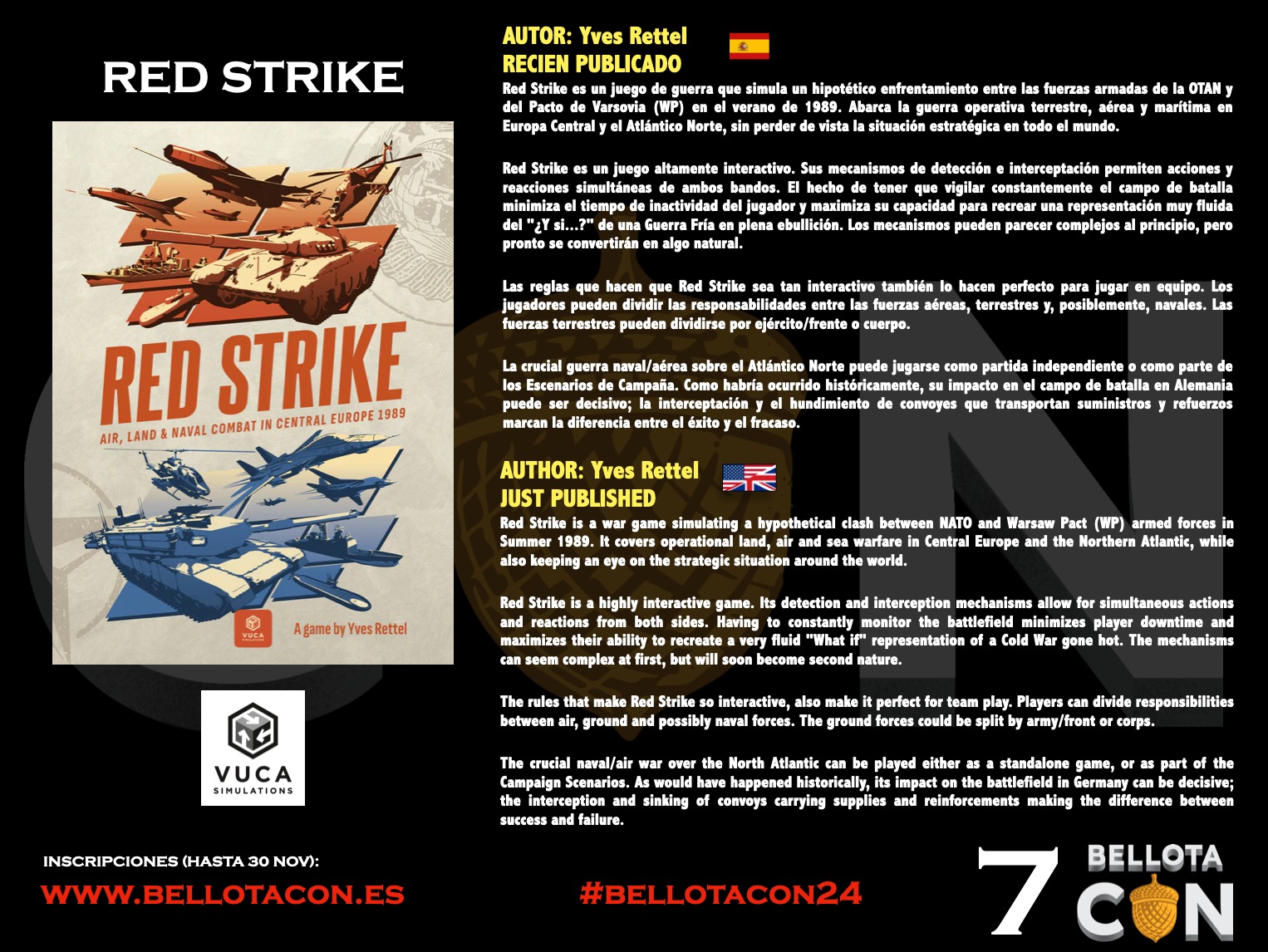 RED STRIKE - Bellota Con - Evento Internacional Wargames